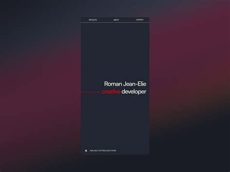 Roman Jean Elie 2023 Portfolio Aards Honorable Mention