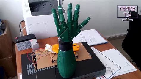 Robot Kol Robotic Arm Inmoov Arduino Robotic Youtube