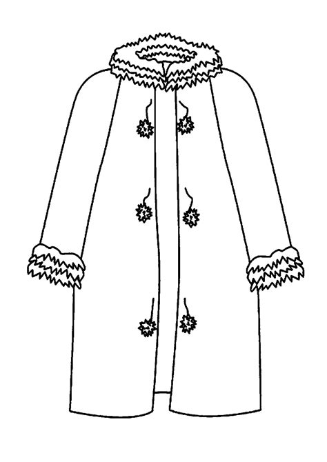 Раскраски Для Детей Куртка 68 фото