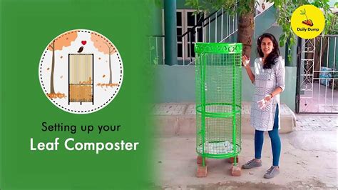 Setting Up Your Leaf Composter Youtube