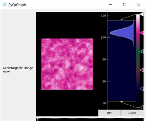 PyQtGraph 将图像设置为图像视图 码农参考