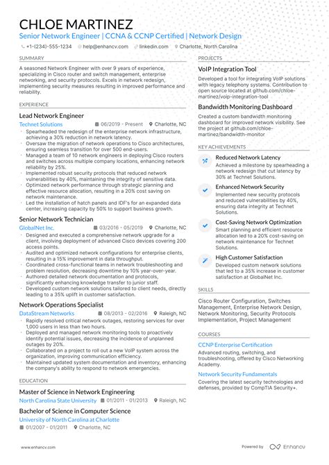 10 Ccna Network Engineer Resume Examples And Guide For 2025