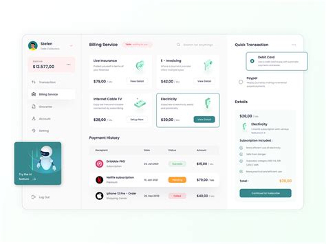 Billing Dashboard Designs Themes Templates And Downloadable Graphic Elements On Dribbble