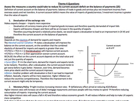 Macroeconomic Questions A Level Economics Teaching Resources
