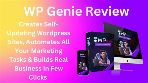 Wp Genie Review — Creates Self Updating Wordpress Sites Automates All