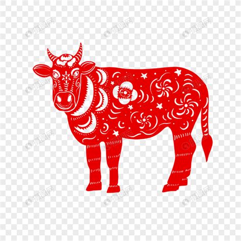 牛剪纸元素素材下载 正版素材401771819 摄图网