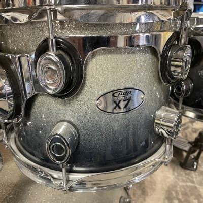 Pdp X7 7 Piece Drum Set Hardware Cymbals 2021 Silver Reverb