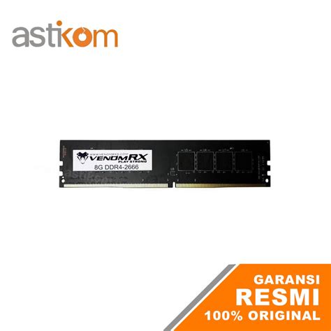 Jual Memory Ram Pc Longdimm Venomrx Ddr4 8gb 2666mhz For Pc Shopee Indonesia