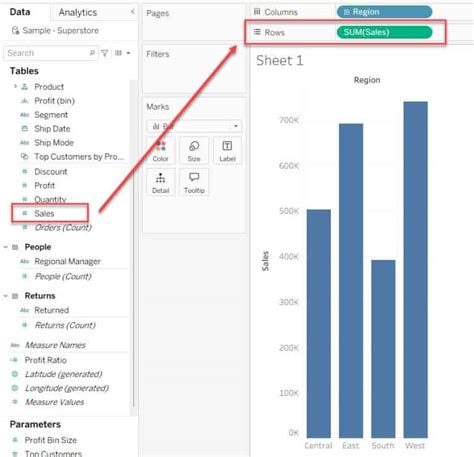 Stacked Bar Chart In Tableau