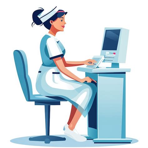A Woman Sits At A Computer With A Computer On Her Lap Premium Ai Generated Image