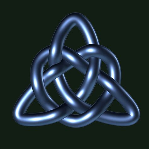 Triangle Knot 3d Model Evermore