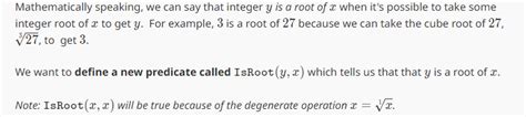 Solved Mathematically Speaking We Can Say That Integer Y