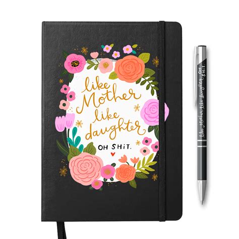 Notebook Swear Like Mother Like Daughter Stationery Pack Country