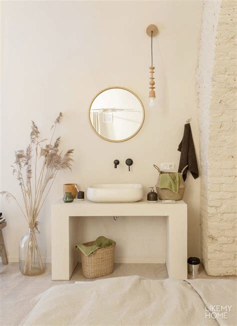 Квартира в стиле ваби саби и вариации ее декора от дизайнера Ваби саби Интерьер Декор ванной