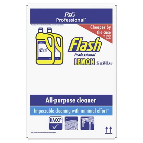 Flash Professional All Purpose Cleaner Lemon 5l 2 Pack Liquor Library