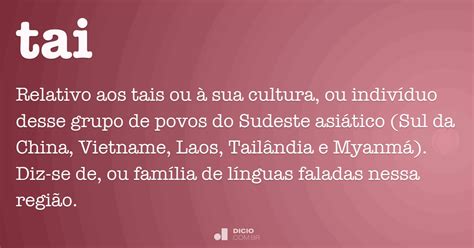 Tai Dicio Dicionário Online De Português