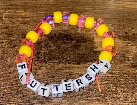 Fluttershy Kandi Single By Skrinklydoo Kandi Photos On Kandi Patterns