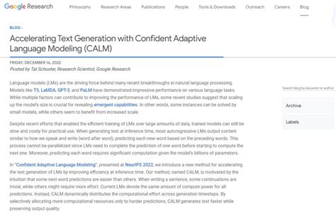 What Is Confident Adaptive Language Modeling Calm Aigeeked