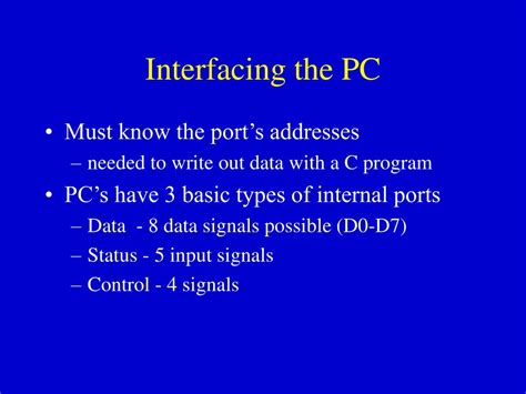 PPT Stepper Motor Parallel Port Interface PowerPoint Presentation Free Download ID