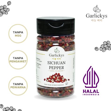 Jual Garlickys Sichuan Szechuan Pepper Lada Biji Mala Kuah Hotpot Shopee Indonesia