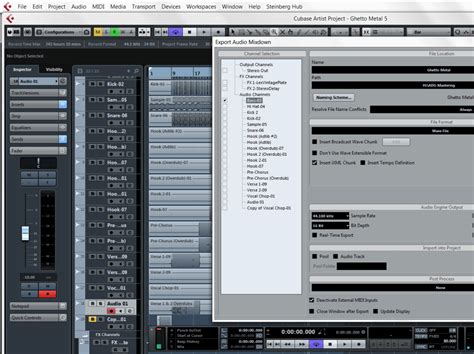 How To Export Individual Tracks In Cubase