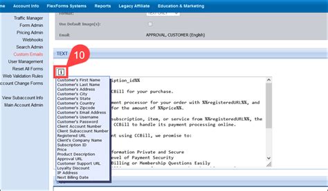 How To Customize Consumer Failed Emails Ccbill Doc