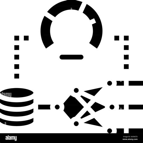 Model Accuracy Gauge Machine Learning Glyph Icon Vector Illustration Stock Vector Image And Art