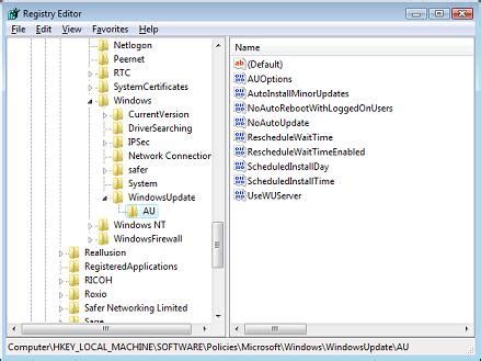 Barebones Computer Regedit Hklm Software Policies Microsoft Windows