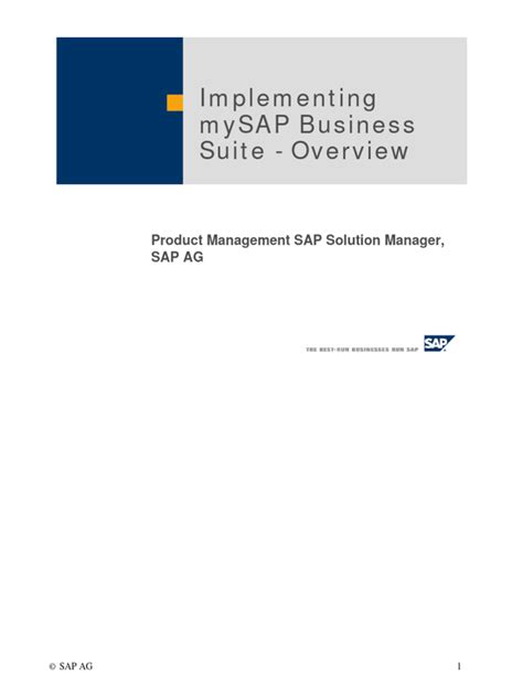 06 Implementing Mysap Business Suite Pdf