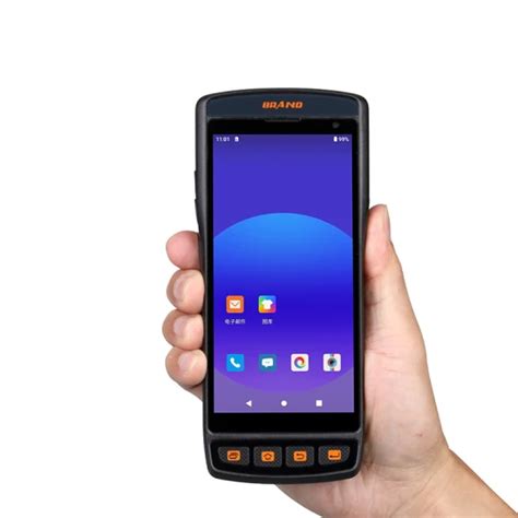 Rugged Pda Pos Machine 5 5 Inch Touch Handheld Android Pos With Printer Barcode Scanner Pos