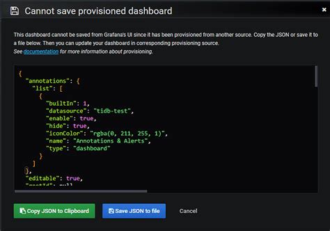 Grafana保存报错 Tidb 的问答社区