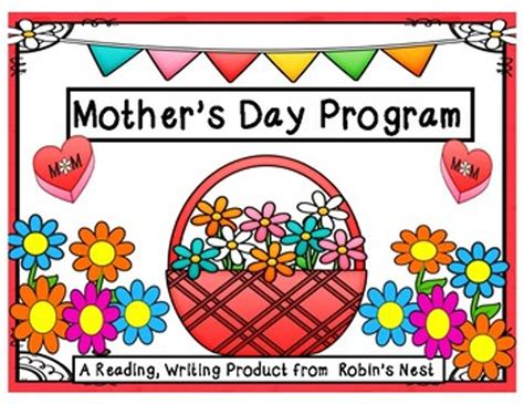 mother s day program poem songs skit letters home and t amped up learning