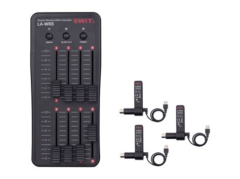 Swit Pocket Wireless Dmx Controller Kit Rubber Monkey Nz