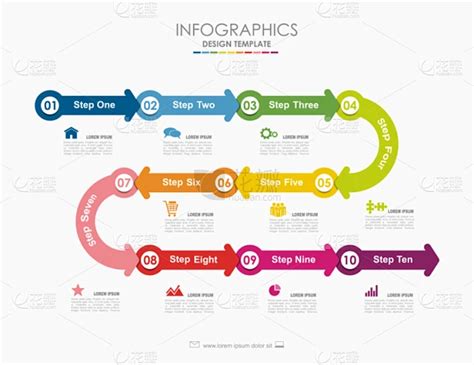 信息图表流程图古老的计划书模板商务数据图表 花瓣网