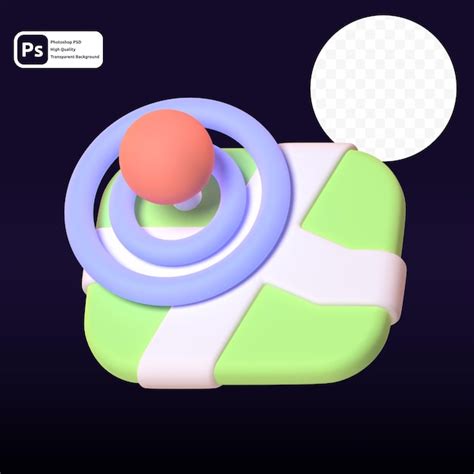 Premium Psd Maps In 3d Render For Graphic Asset Web Presentation Or Other