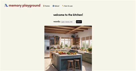 Memory Playground Devpost