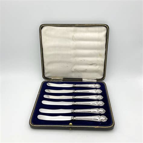 Solid Silver Knife Etsy