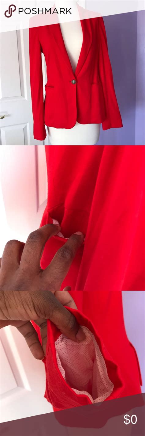 Zara Red Blazer