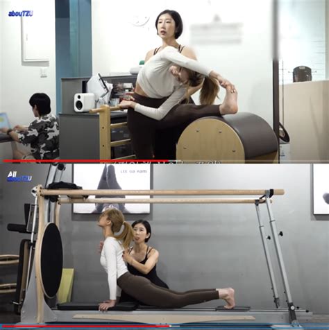 周子瑜回归前高强度健身大公开 皮拉提斯展现超完美体态 触美人 触mii