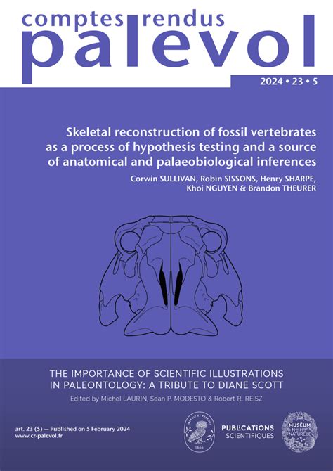 Pdf Skeletal Reconstruction Of Fossil Vertebrates As A Process Of