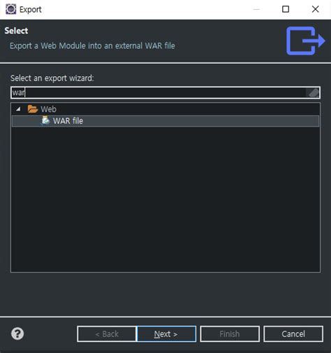 Ide 이클립스 War Export 추출 시 오류 Module Name Is Invalid