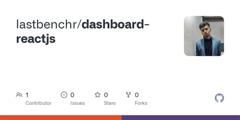 Github Lastbenchr Dashboard Reactjs
