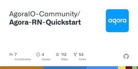 Github Agoraio Communityagora Rn Quickstart