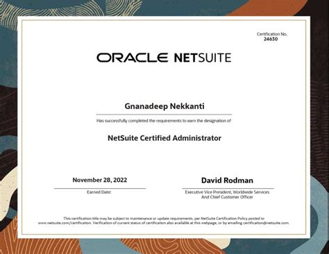 Gnanadeep Nekkanti On Linkedin Oraclenetsuite Netsuite