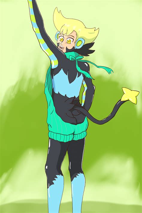 Barry In A Latex Suit Pokemon By Demonpoke On Deviantart
