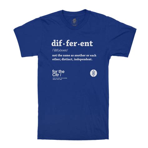 Be Different T-Shirt | Hoop Culture