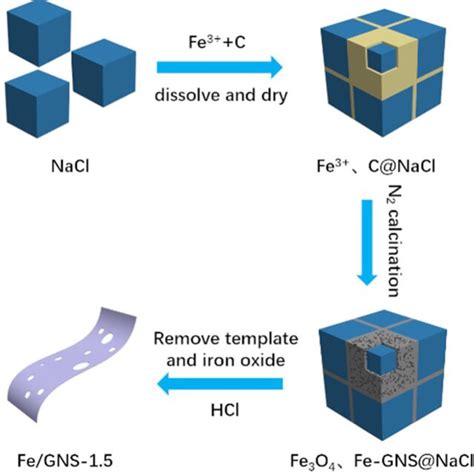 Schematic Diagram Of Ultrathin Graphene‐like Fegns‐15 Nanosheets Download Scientific Diagram