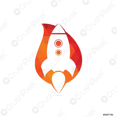 Simple Rocket Logo Vector Rocket Logo Minimalist Rocket Stock Vector 4397196 Crushpixel
