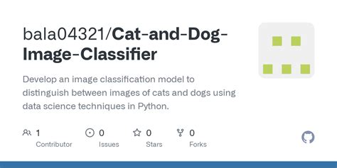 Github Bala04321cat And Dog Image Classifier Develop An Image