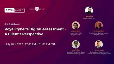 Royal Cyber Inc On Linkedin Royal Cybers Digital Assessment A Clients Perspective